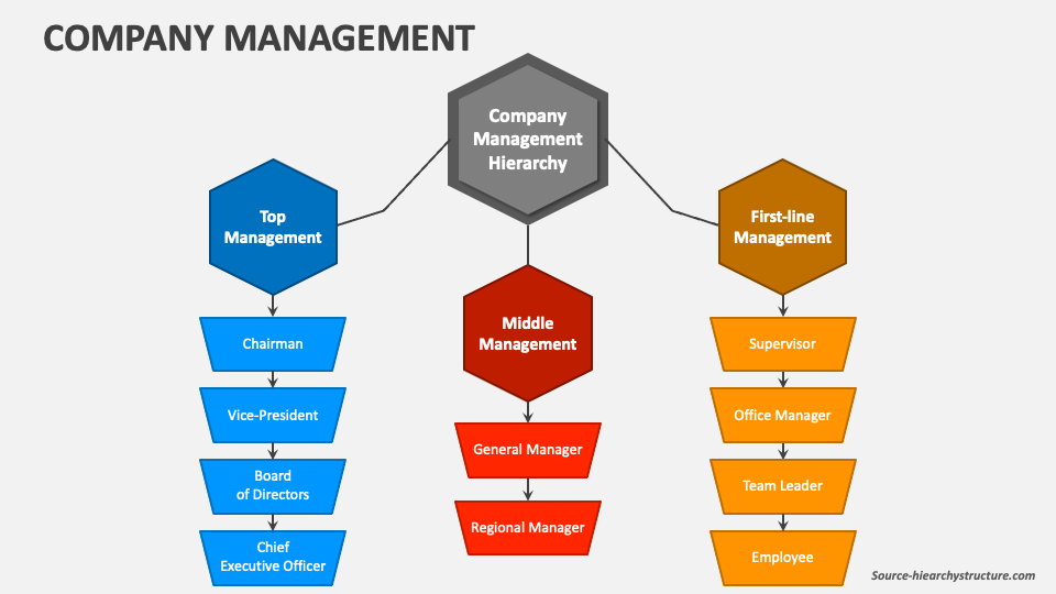 Company Management PowerPoint and Google Slides Template - PPT Slides