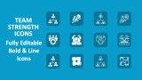 Team Strength Icons for PowerPoint and Google Slides - PPT Slides