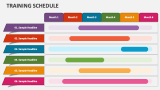 Training Schedule PowerPoint Presentation Slides - PPT Template