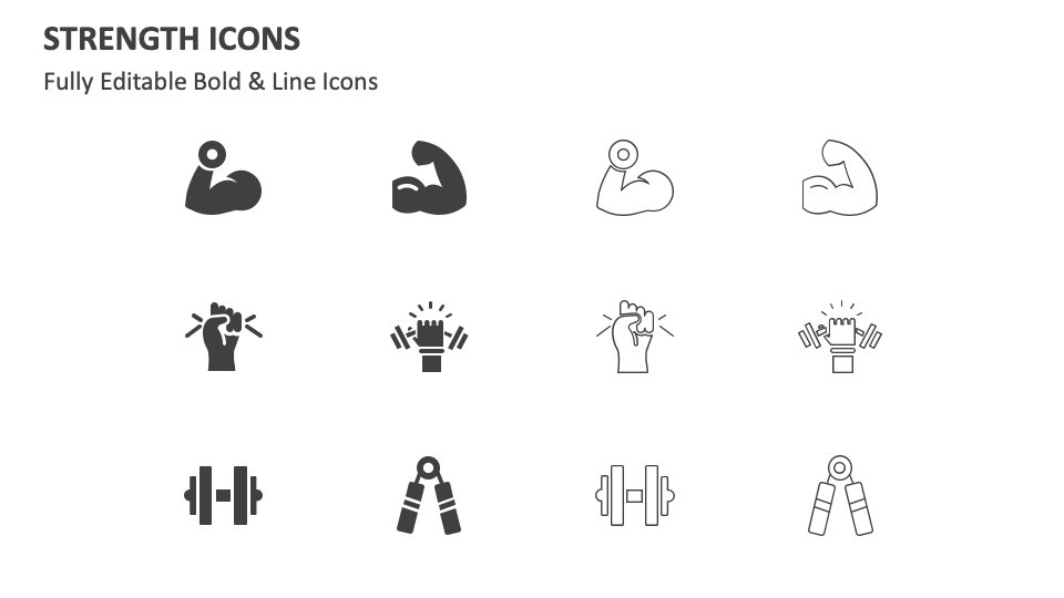 Strength And Weakness Icon