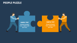 People Puzzle PowerPoint and Google Slides Template - PPT Slides