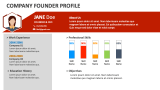 Company Founder Profile Template for Google Slides and PowerPoint - PPT ...