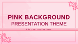 Pink Background Presentation Theme for Google Slides and PowerPoint ...