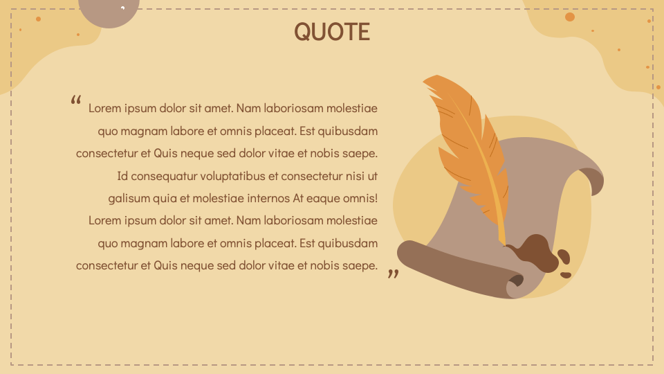 Free Literature Presentation Theme for Google Slides and PowerPoint