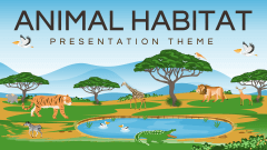 Free - Animal Habitat Presentation Template for Google Slides and ...