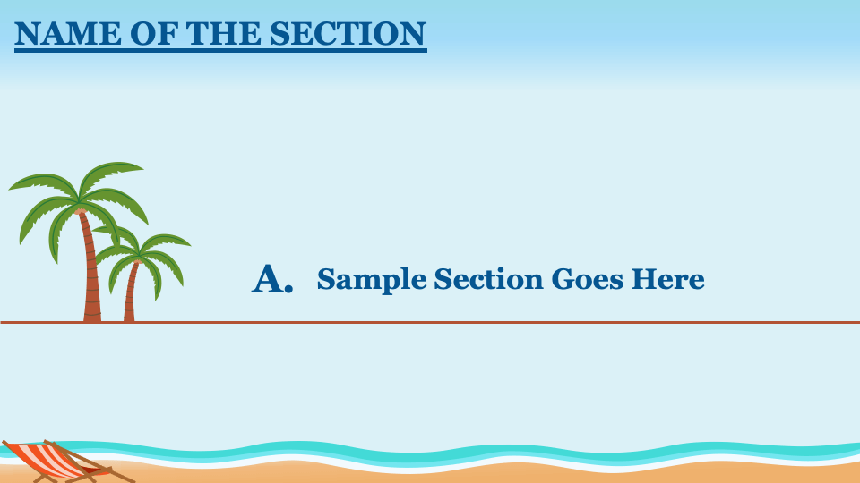 Beach Theme for PowerPoint and Google Slides - PPT Slides