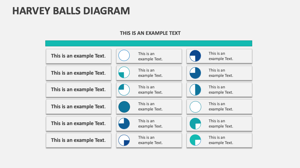 Harvey Balls Diagram Template for PowerPoint and Google Slides - PPT Slides