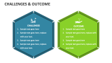 Challenges & Outcome Template for PowerPoint and Google Slides - PPT Slides
