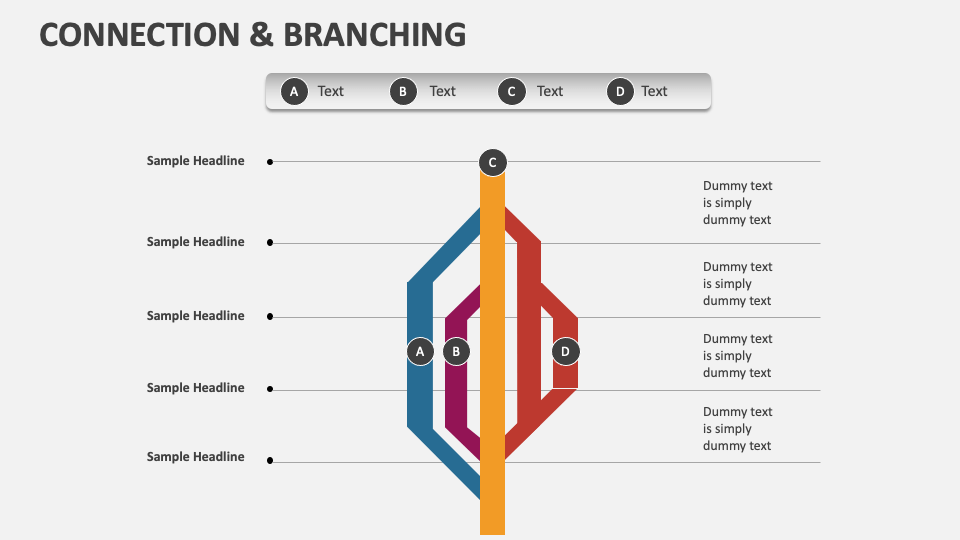 Connection and Branching Template for PowerPoint and Google Slides ...