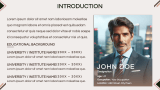 Professional Personal Introduction Template for Google Slides and ...