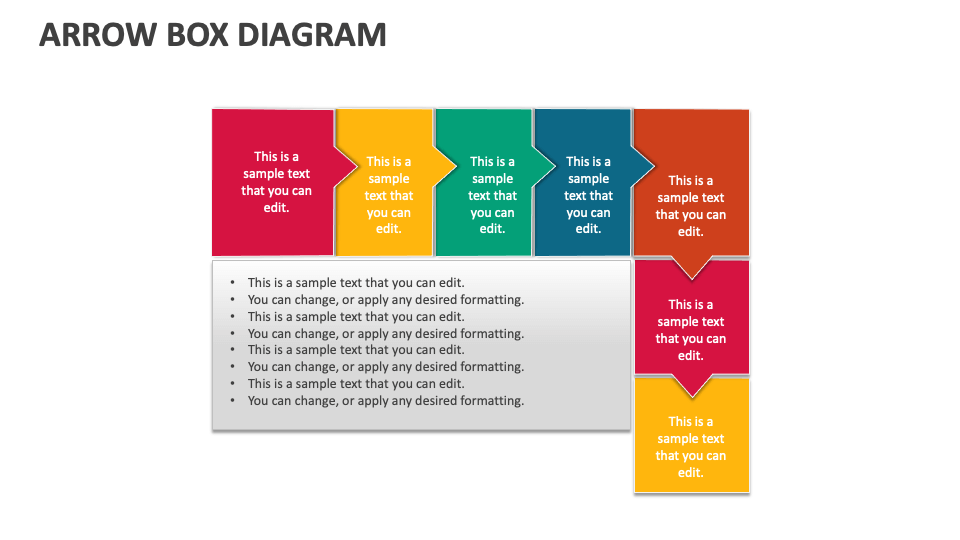 Arrow Box Diagram Template for PowerPoint and Google Slides - PPT Slides
