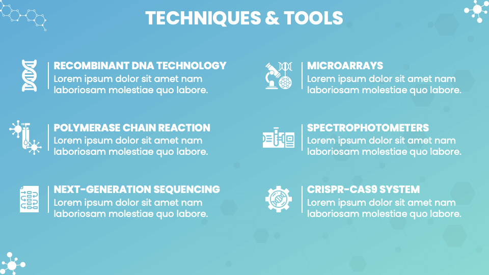 Free - Biotechnology Lesson Presentation Template for Google Slides and ...