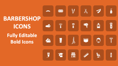 Barbershop Icons for Google Slides and PowerPoint