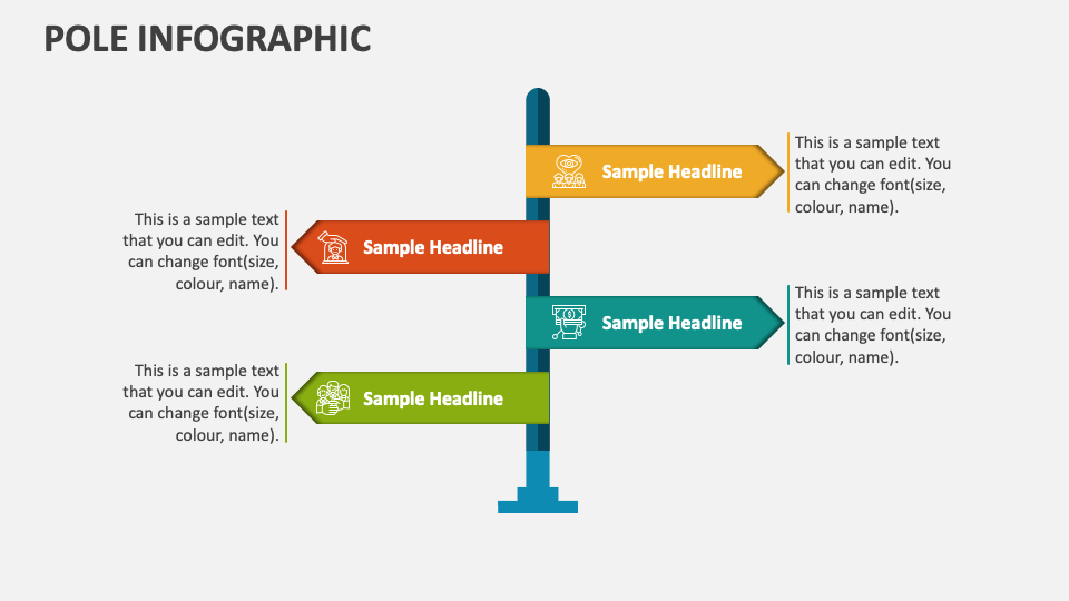 Pole Infographic PowerPoint and Google Slides Template - PPT Slides