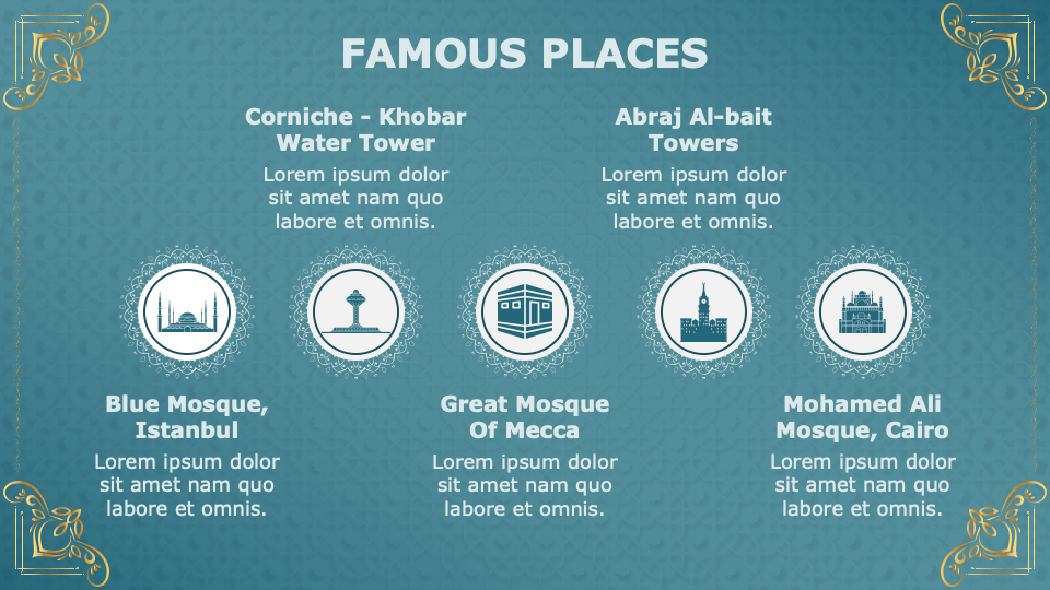 Free Mosque Presentation Theme for Google Slides and PowerPoint