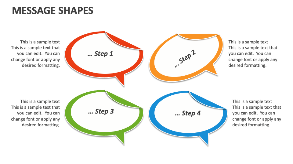 Message Shapes Template for PowerPoint and Google Slides - PPT Slides