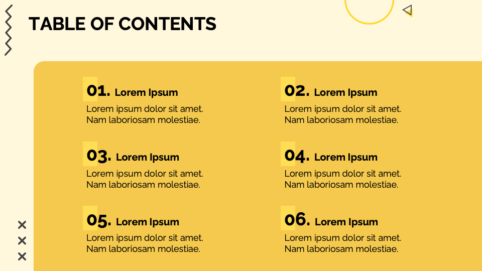 Minimal Yellow Presentation for Google Slides and PowerPoint