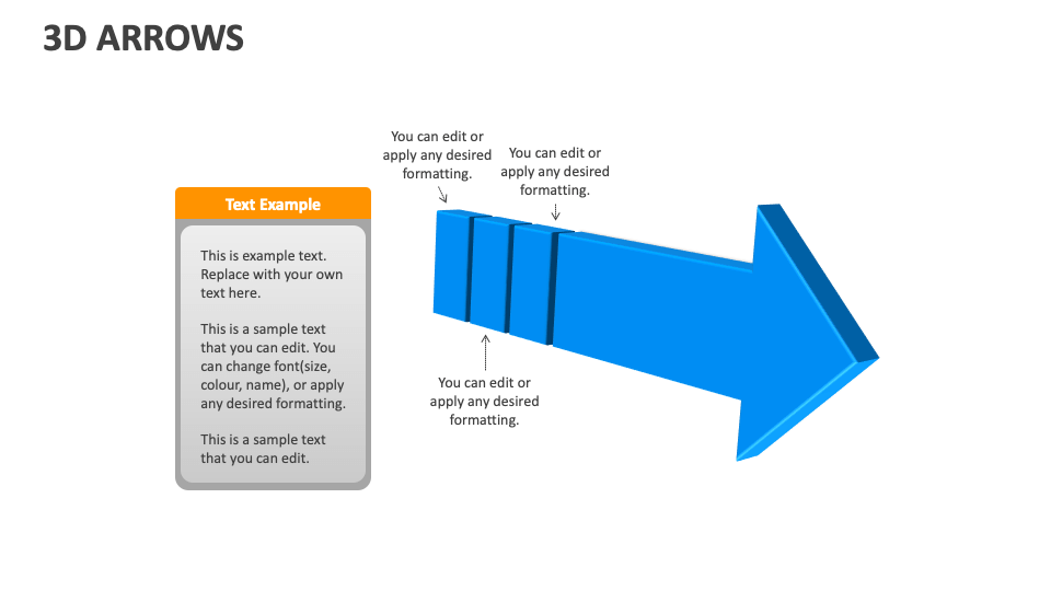 3D Arrows Template for PowerPoint and Google Slides - PPT Slides