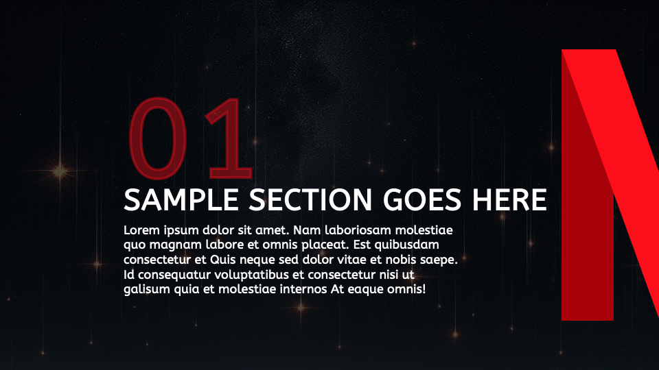 Free Netflix Presentation Theme for Google Slides and PowerPoint