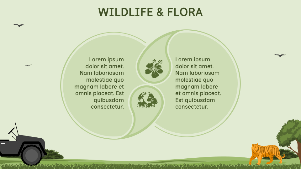 Free Jungle Safari Presentation Theme for Google Slides and PowerPoint