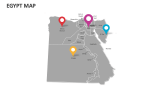 Egypt Map for Google Slides and PowerPoint - PPT Slides