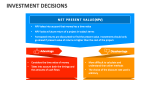 Investment Decisions PowerPoint and Google Slides Template - PPT Slides