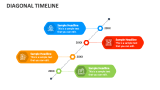 Diagonal Timeline PowerPoint and Google Slides Template - PPT Slides