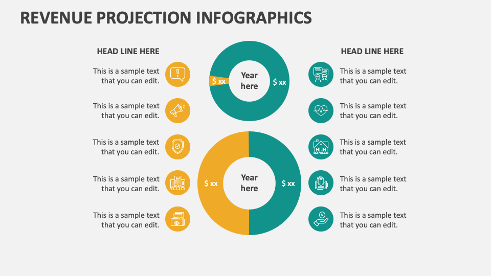 Revenue Projection Infographics PowerPoint and Google Slides Template ...