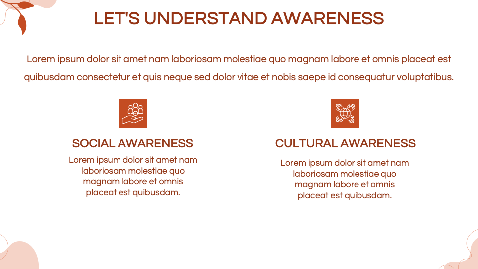 Social and Cultural Awareness Workshop Presentation Template for Google ...