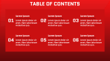 Red Background Presentation Theme for PowerPoint and Google Slides ...