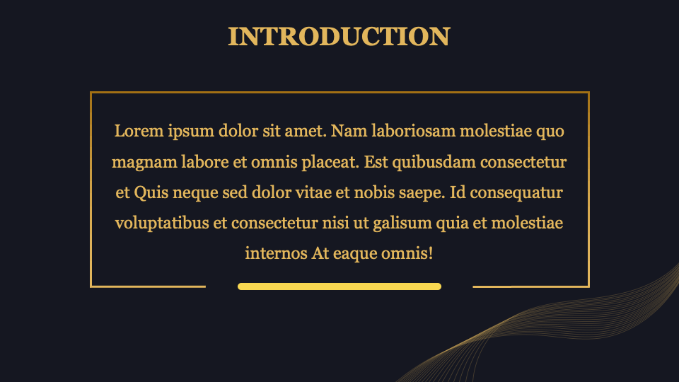 Black Background Presentation Theme for PowerPoint and Google Slides ...