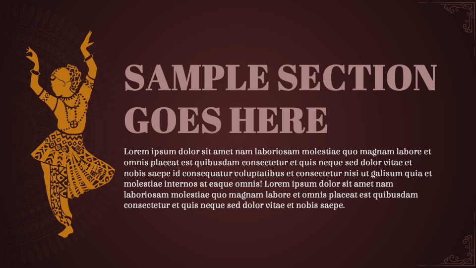 Free Folk Dance Presentation Theme for Google Slides and PowerPoint