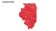 Illinois Map for Google Slides and PowerPoint - PPT Slides