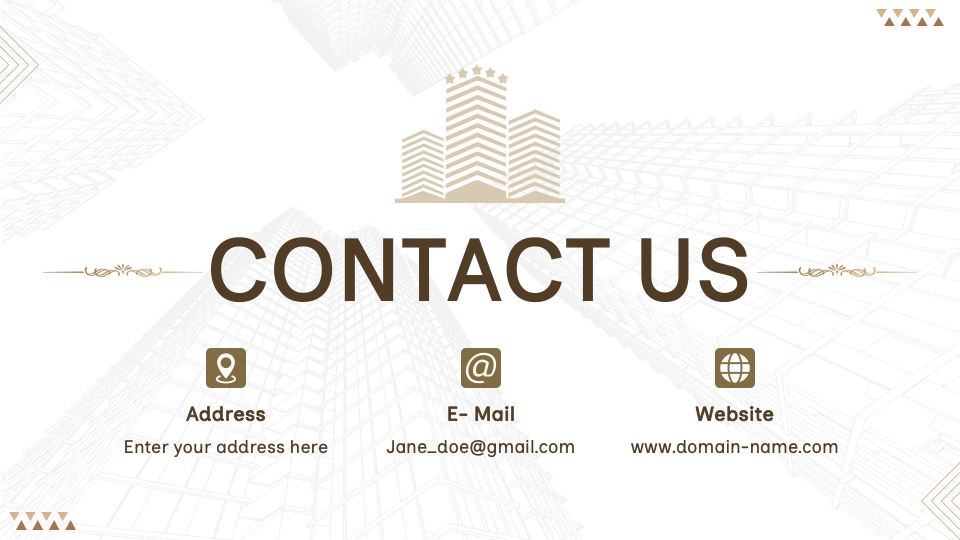 Hotel Chain Company Profile for Google Slides and PowerPoint