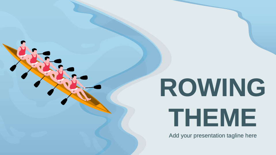 Free Rowing Theme for Google Slides and PowerPoint