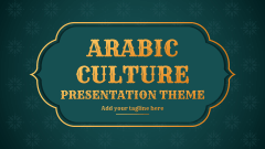 Free Arabic Culture Presentation Theme for Google Slides and PowerPoint