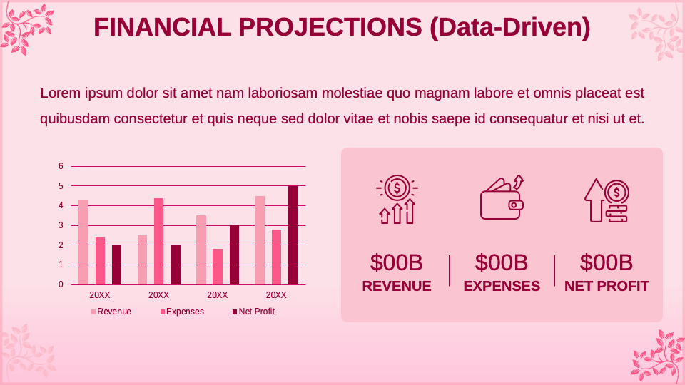 Pink Background Presentation Theme for Google Slides and PowerPoint ...