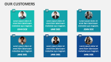 Our Customers Template for Google Slides and PowerPoint - PPT Slides