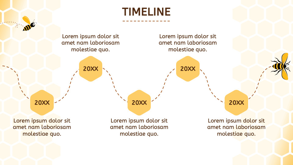 Free Bee Presentation Theme for Google Slides and PowerPoint