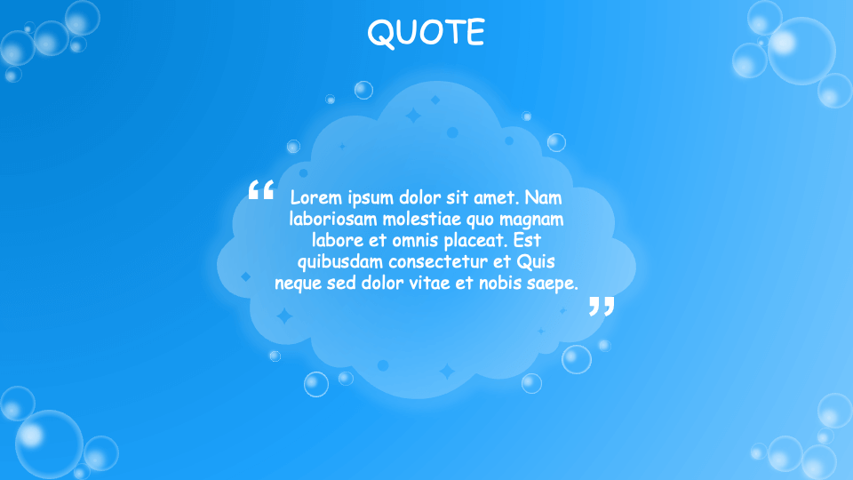 Creative Bubble Presentation Theme for PowerPoint and Google Slides ...