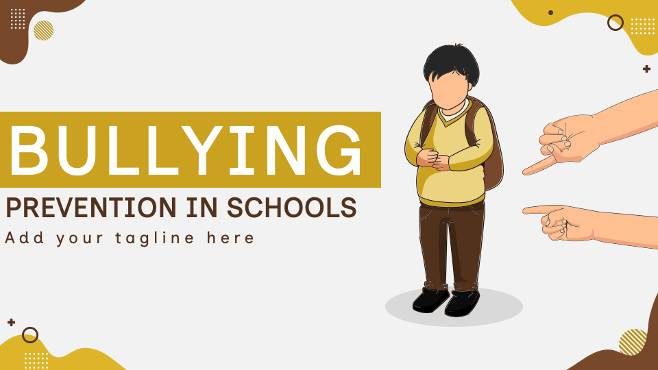 Free - Bullying Prevention in Schools Template for Google Slides and ...