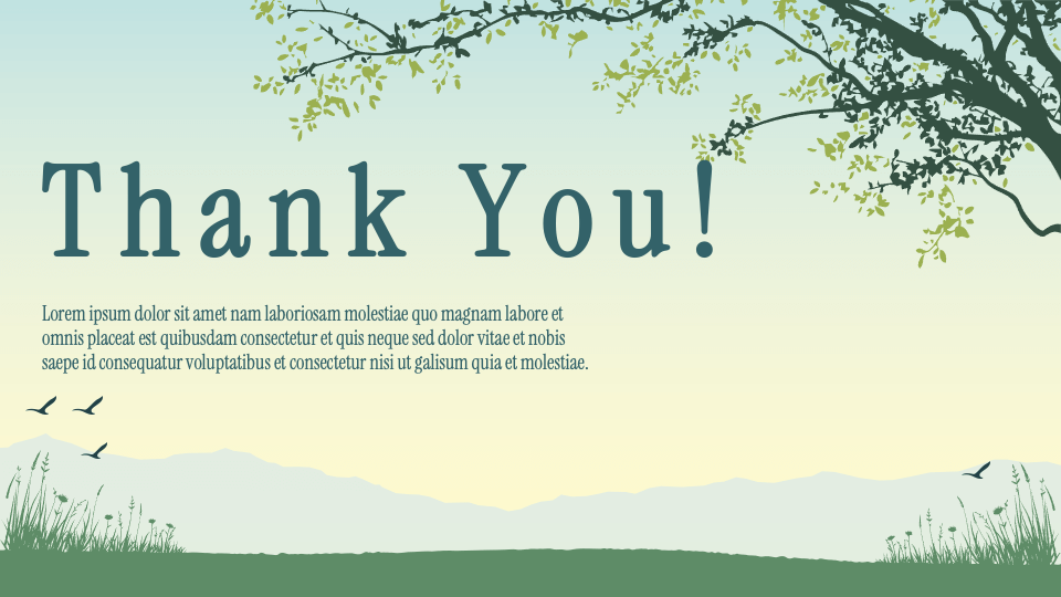 Free Nature Background Theme for Google Slides and PowerPoint