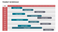 Yearly Schedule PowerPoint and Google Slides Template - PPT Slides
