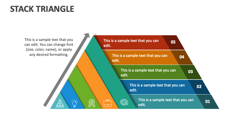 Stack Triangle PowerPoint and Google Slides Template - PPT Slides