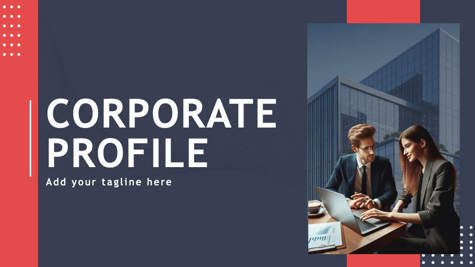 Corporate Profile Presentation Template for Google Slides and ...