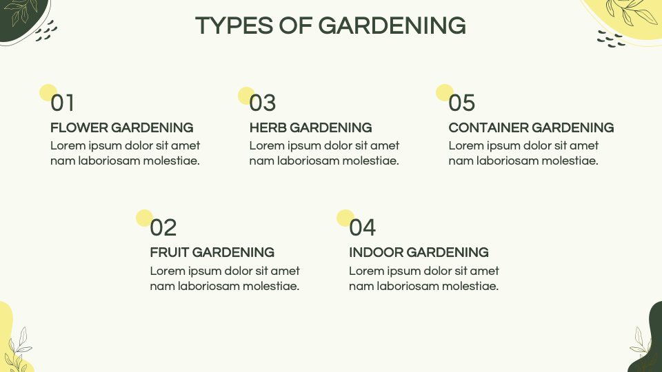 Free - Gardening Workshop Presentation for Google Slides and PowerPoint ...