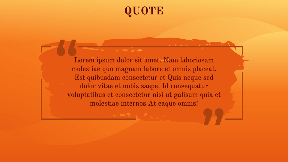 Orange Presentation Theme for PowerPoint and Google Slides - PPT Slides