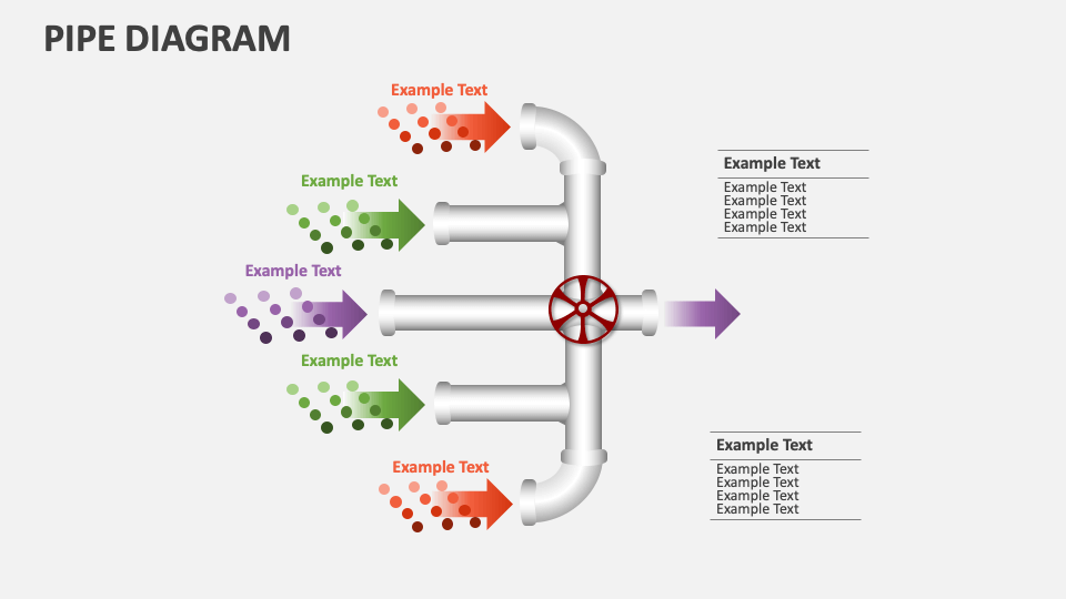 Pipe Diagram Template for PowerPoint and Google Slides - PPT Slides