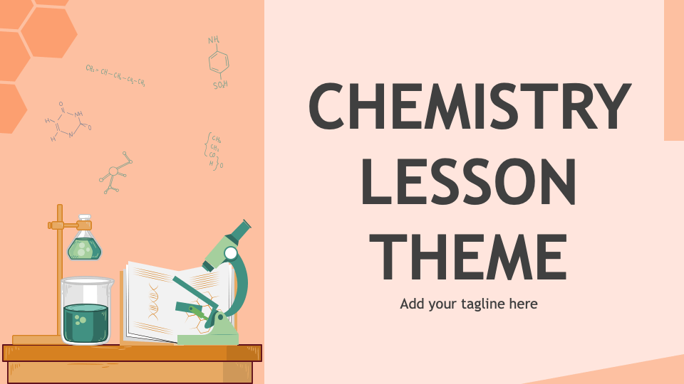 Free Chemistry Lesson Presentation Theme for Google Slides and PowerPoint