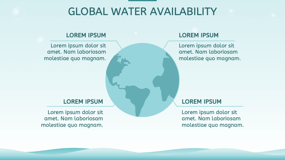 Free Water Presentation Theme for Google Slides and PowerPoint